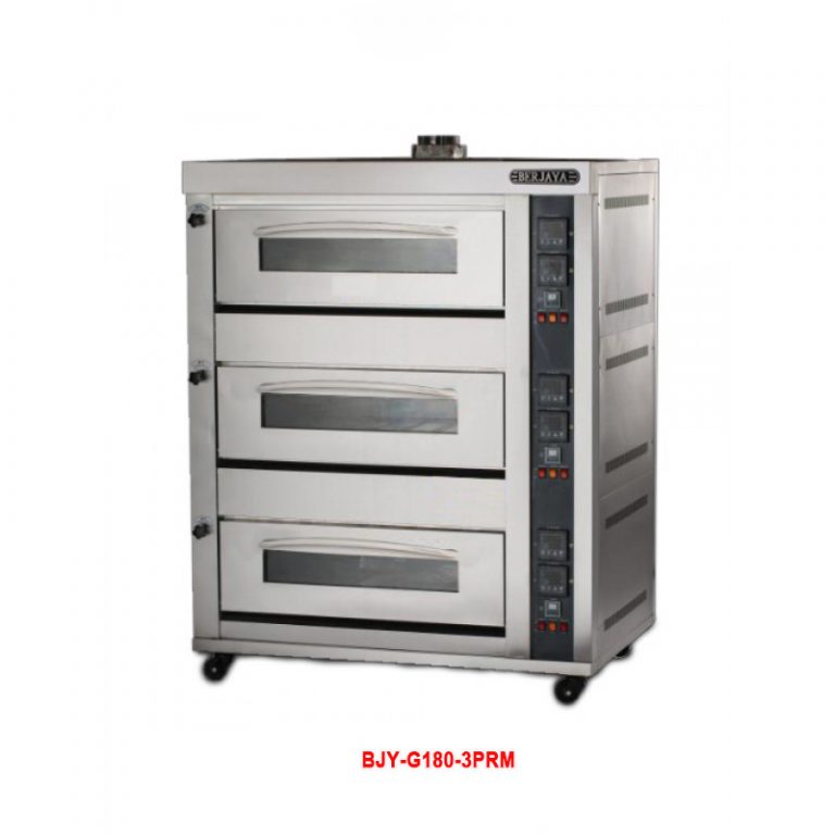 Lò nướng bánh 3 tầng 60Kg BJY-G180-3PRM | BERJAYA Việt Nam